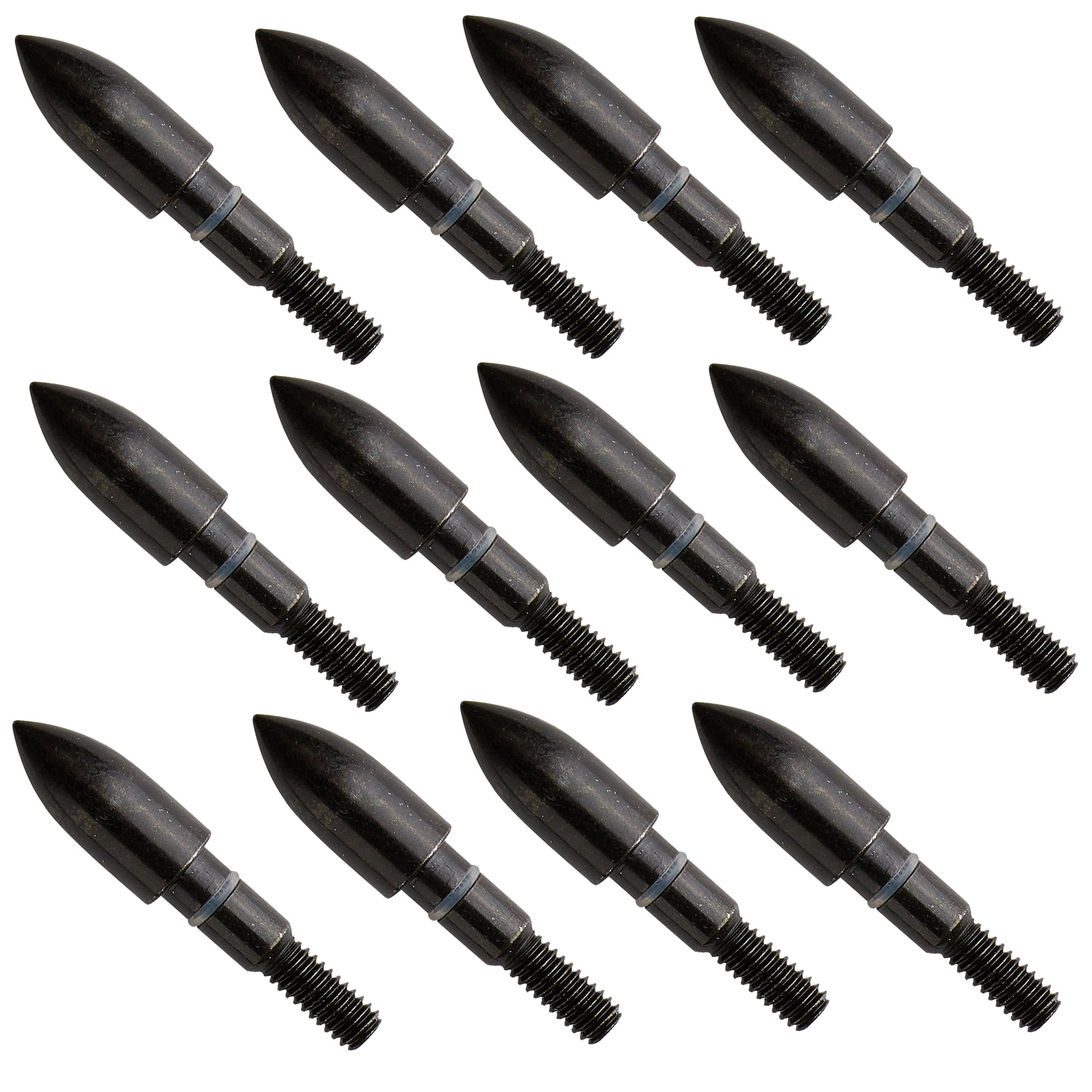 12x Blunt Arrowheads For ID 6.2mm Inserts Arrows Crossbow Bolts Target ...