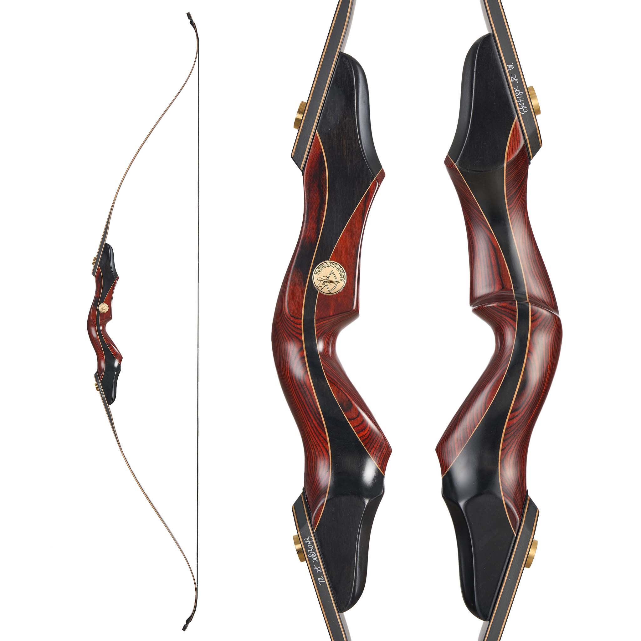 TopArchery Left/Right Handed LH/RH 60" Laminated Takedown Bow Wood ...