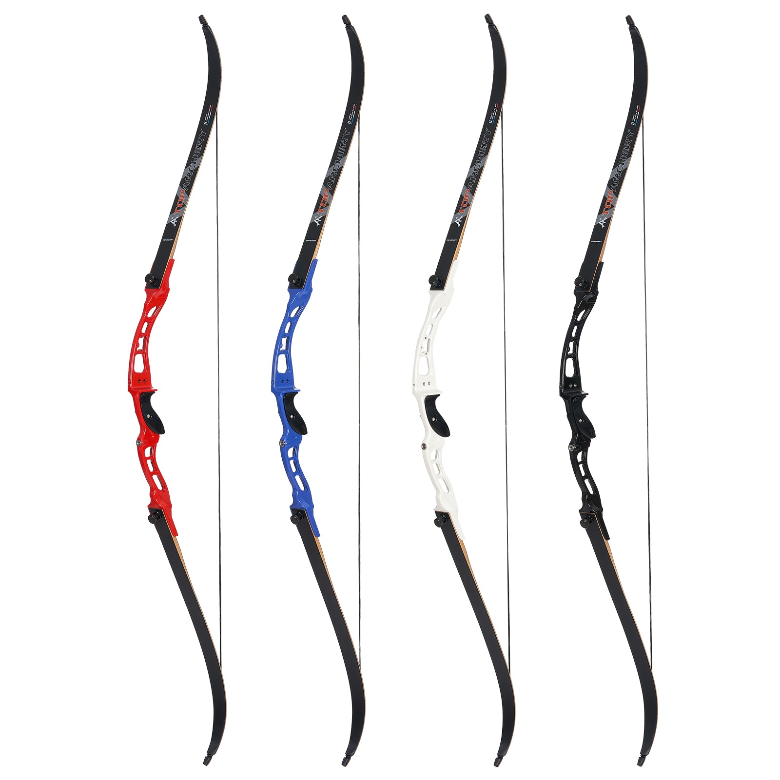 66" 20-40lbs Archery Takedown Recurve RH Bow Competition Training Targ ...